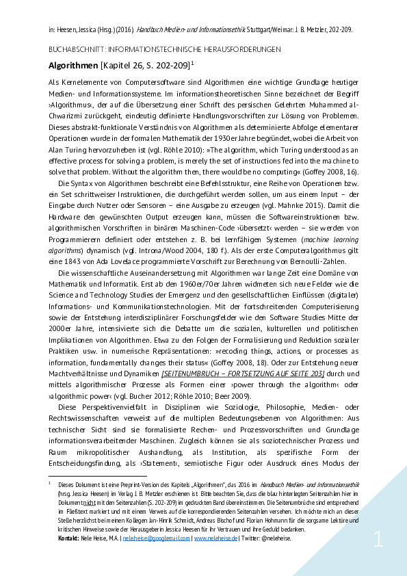 (PDF) Algorithmen