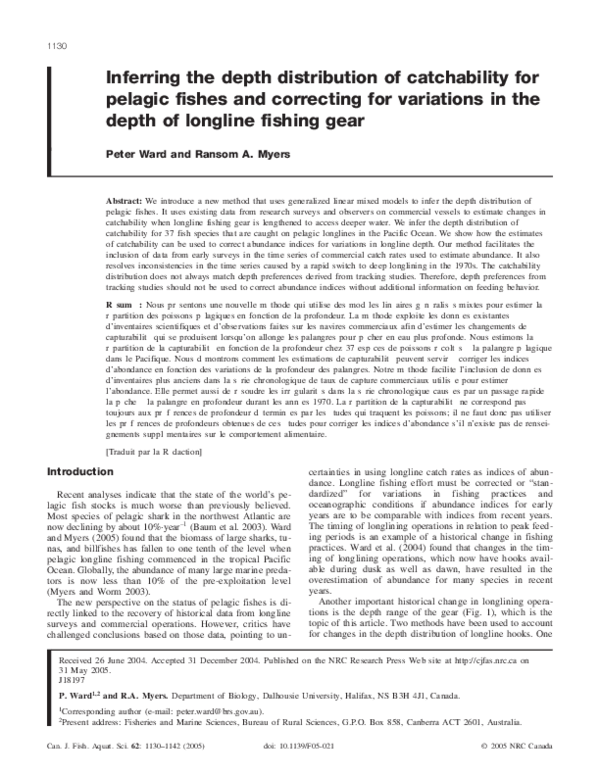 (PDF) Empirical estimates of historical variations in the catchability ...