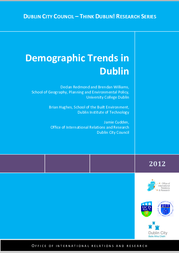 (PDF) Demographic Trends in Dublin