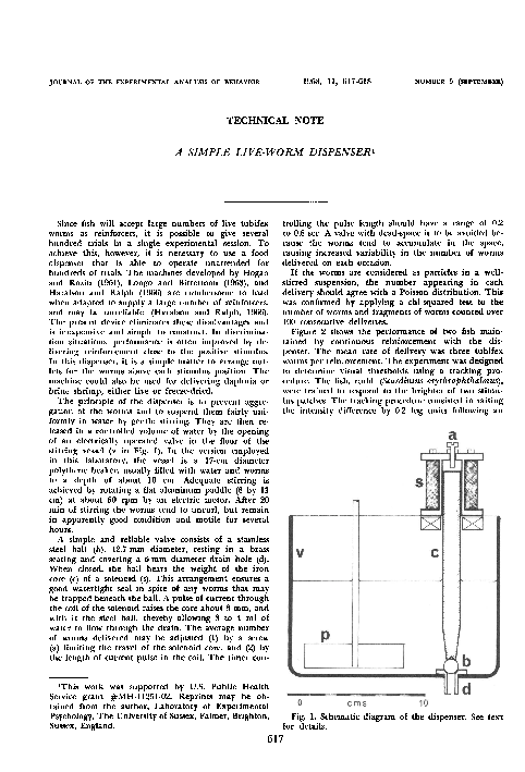 (PDF) A Simple Live-worm Dispenser