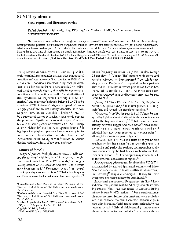 (PDF) SUNCT syndrome