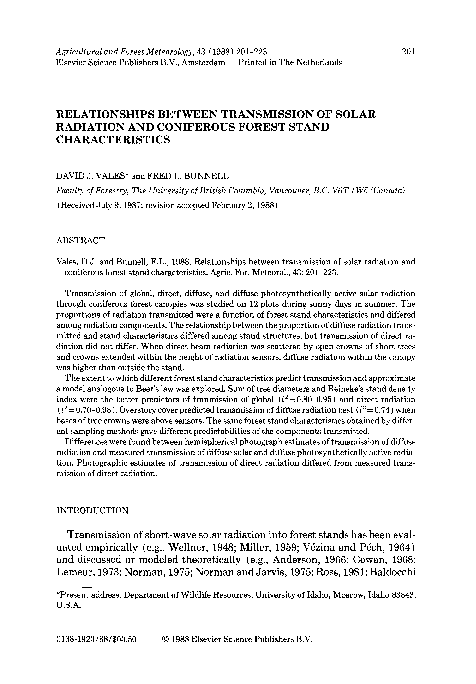(PDF) Relationships between transmission of solar radiation and ...