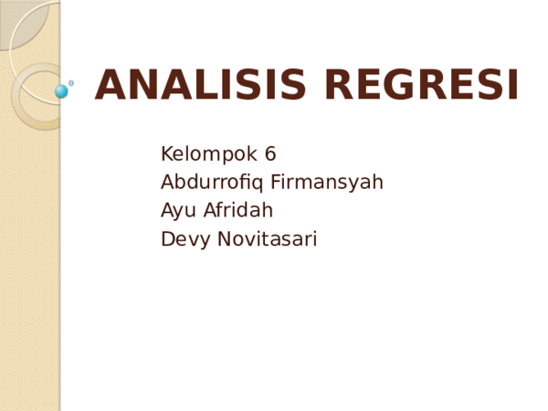 (PPT) ANALISIS REGRESI.pptx