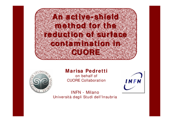 (PDF) An active-shield method for the reduction of surface contamination in CUORE