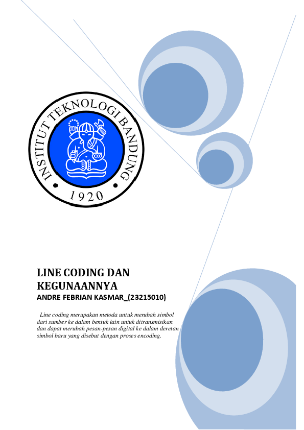 (PDF) Line Coding