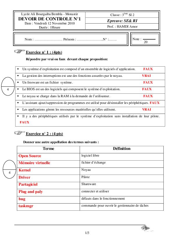 PDF le devoir PDF Télécharger Download