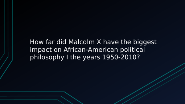 (PPT) Malcolm x presentation