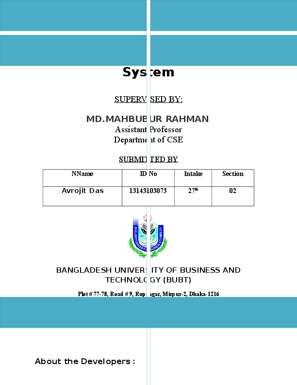 (DOC) Documentation on Warehouse Management System