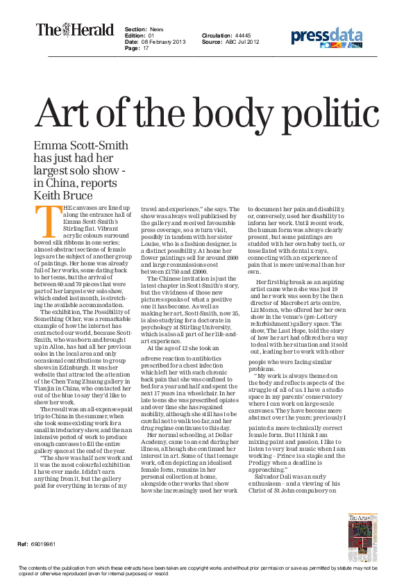 (PDF) Art of the body politic