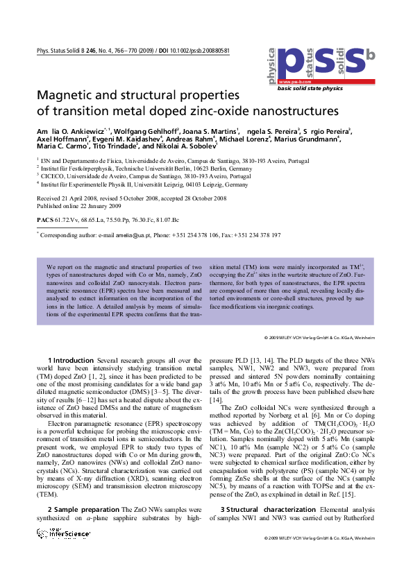 (PDF) Magnetic properties of MnP nanowhiskers grown by MBE | Alexei Bouravleuv - Academia.edu