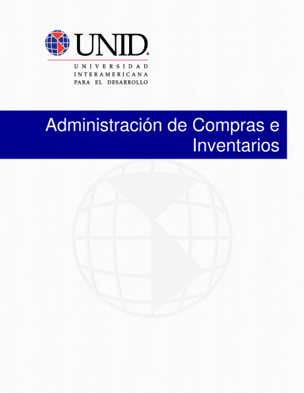 (PDF) Administración de Compras e Inventarios
