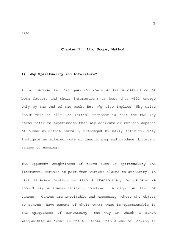 (DOC) Aim, Scope, Method