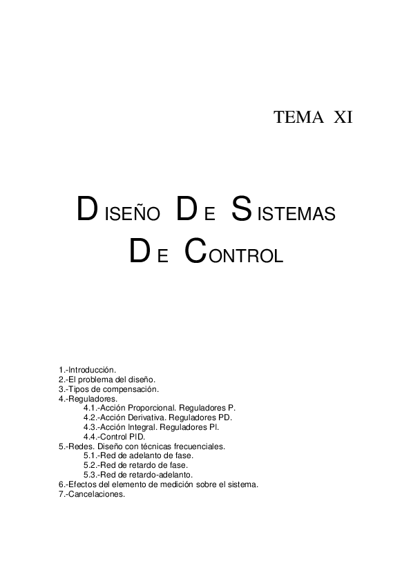 (PDF) DISEÑO DE SISTEMAS DE CONTROL