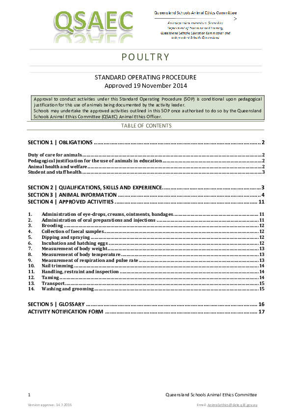 (PDF) Sop-poultry