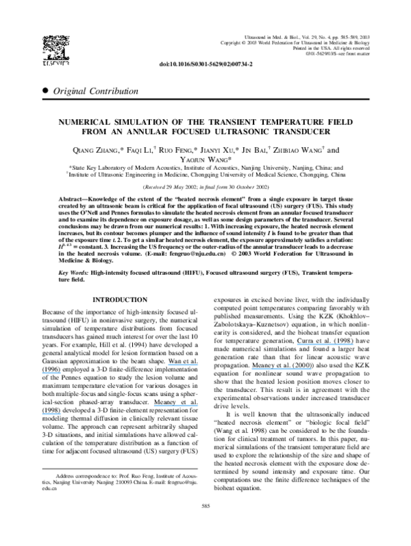 (PDF) Numerical simulation of transient temperature and velocity profiles in a horizontal can ...