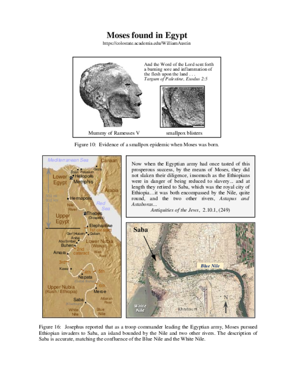 (PDF) Moses found in Egypt