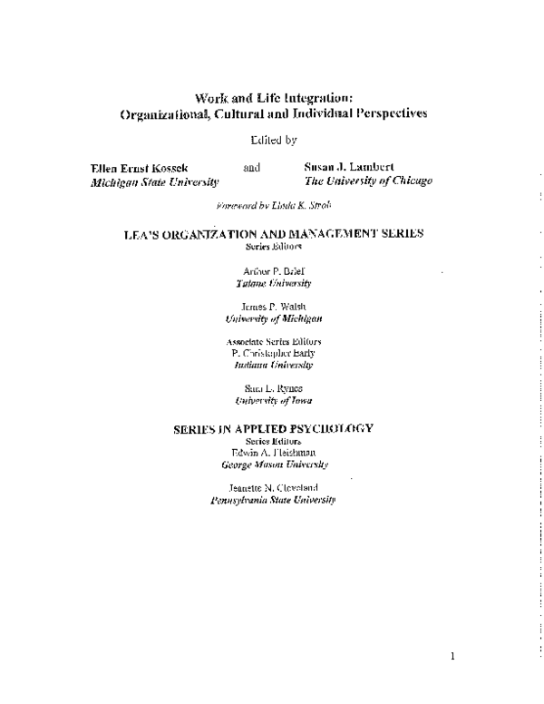 Pdf Flexibility Enactment Theory Implications Of Flexibility Type Control And Boundary