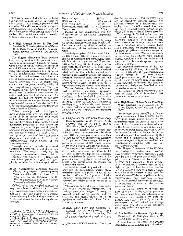 (PDF) High-power TWT CW amplifier