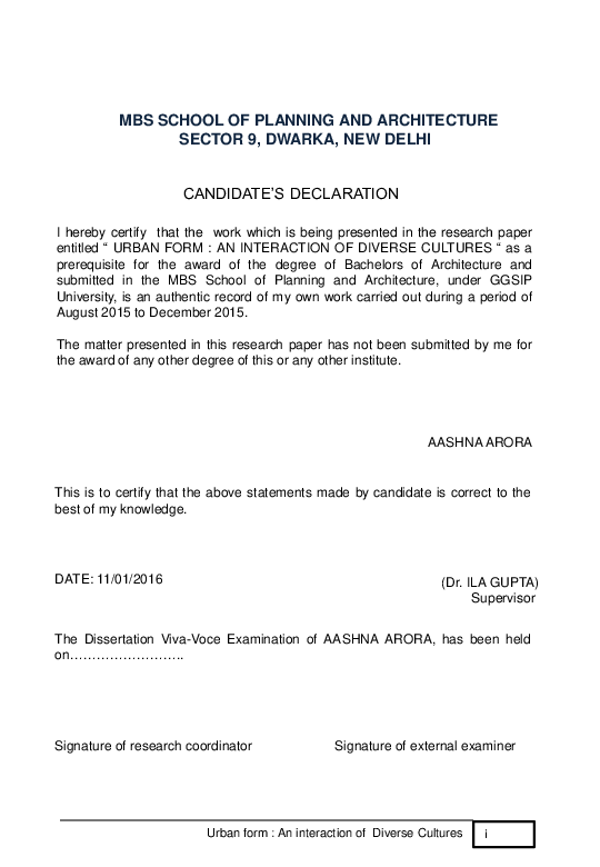 (PDF) MBS SCHOOL OF PLANNING AND ARCHITECTURE SECTOR 9, DWARKA, NEW ...