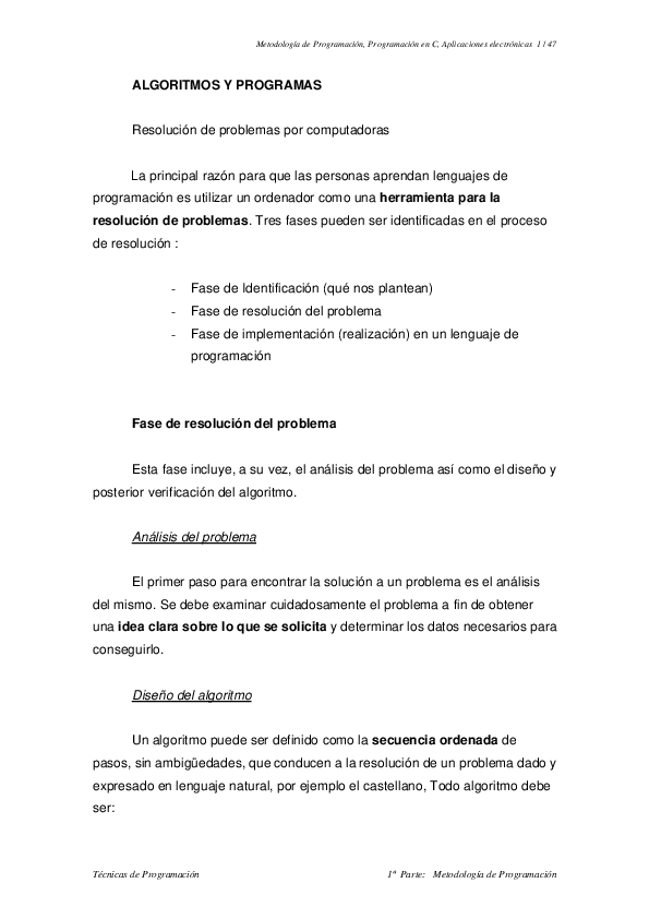 (PDF) ALGORITMOS Y PROGRAMAS | HumberT Toledo - Academia.edu