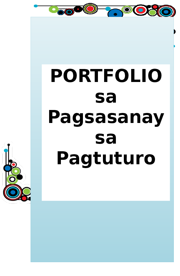 (DOC) PAGSASANAY SA PAGTUTURO PORTFOLIO.docx