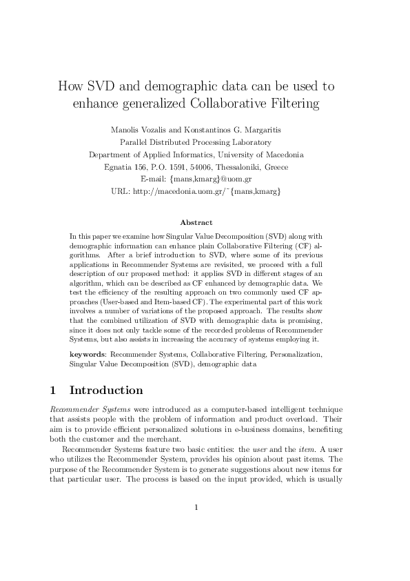 (PDF) How svd and demographic data can be used to enhance generalized ...