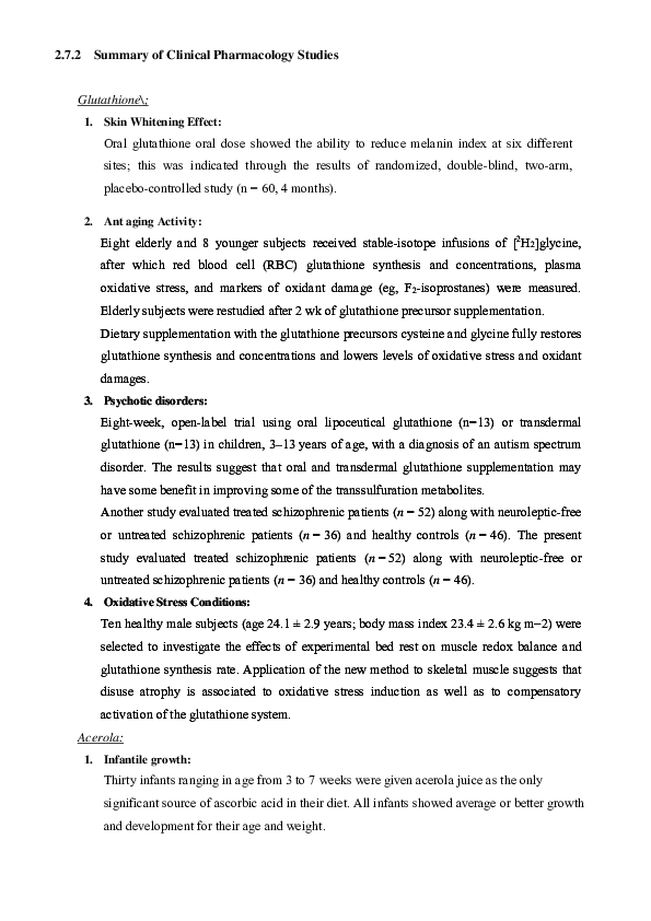 (PDF) .7.2 Summary of Clinical Pharmacology Studies