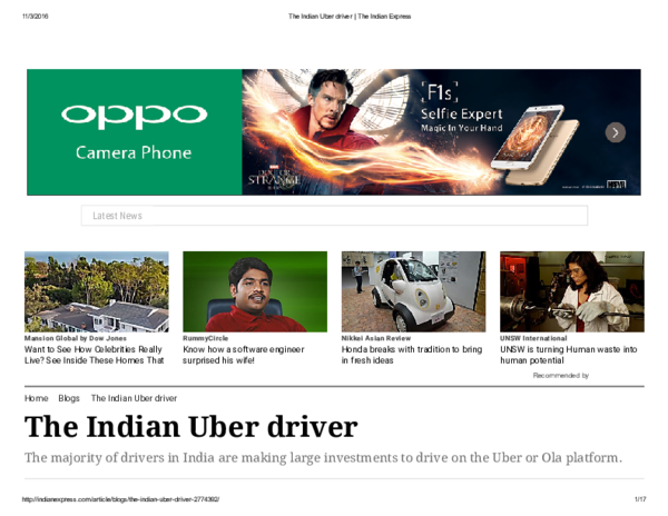 (PDF) The Indian Uber driver