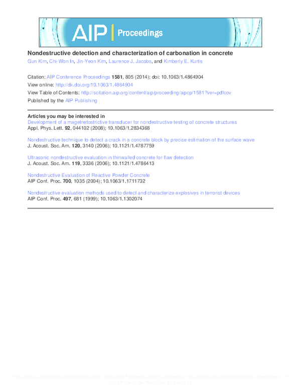 (PDF) Non-destructive detection and characterization of debonded ...