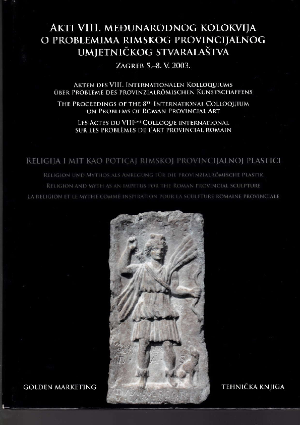 (PDF) CASTORIO Jean-Noël, "La tombe monumentale de Nasium : réflexions ...