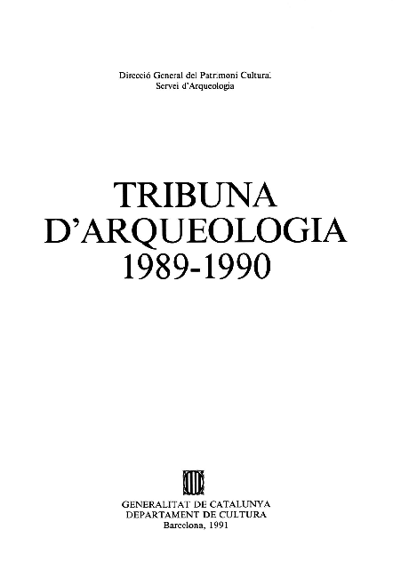 (PDF) El Tram De Via Augusta Del Perelló (Baix Ebre)