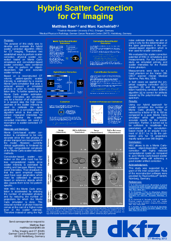 (PDF) Hybrid scatter correction for CT imaging | Marc Kachelrieß - Academia.edu