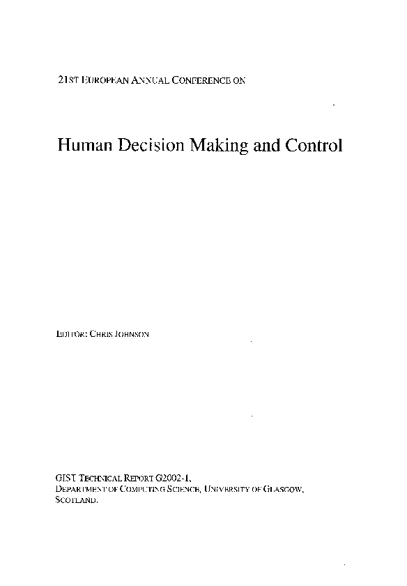 Pdf Predicting Pilot Error Assessing The Performance Of Sherpa