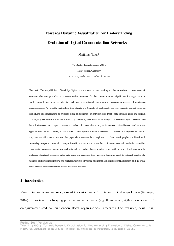 (PDF) Research Note - Towards Dynamic Visualization for Understanding ...