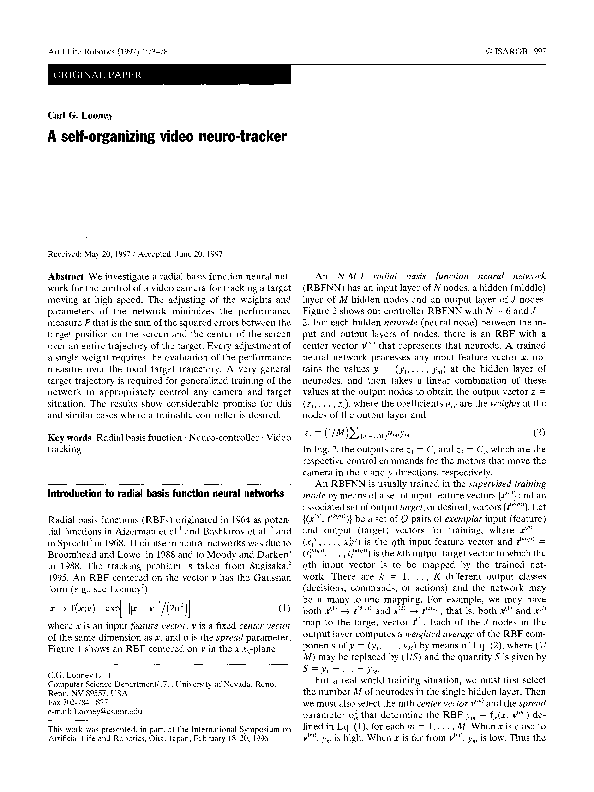 (PDF) A self-organizing video neuro-tracker | Carl Looney - Academia.edu