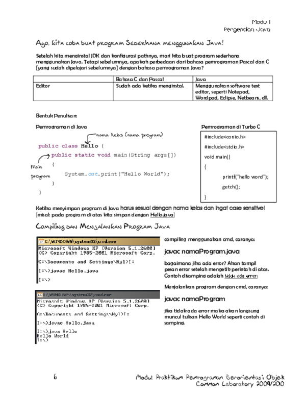 (PDF) Pertemuan 2 Tipe Data dan Array