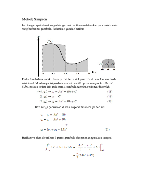 (DOC) Metode Simpson