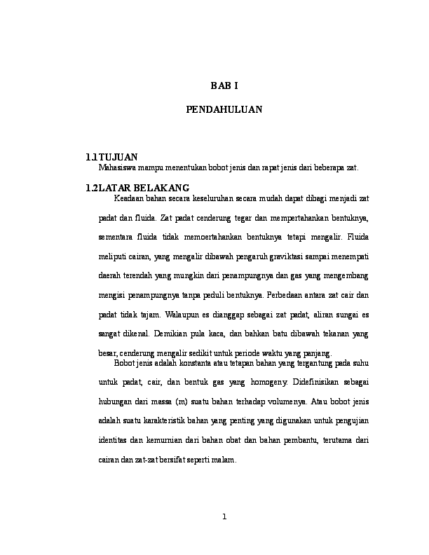 (DOC) Laporan Praktikum Farmasi Fisika Bobot Jenis.docx (DOC) Laporan Praktikum Farmasi Fisika Bobot Jenis.docx