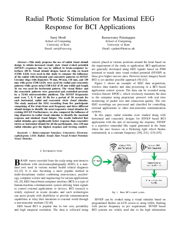 (PDF) Radial Photic Stimulation for Maximal EEG Response for BCI ...