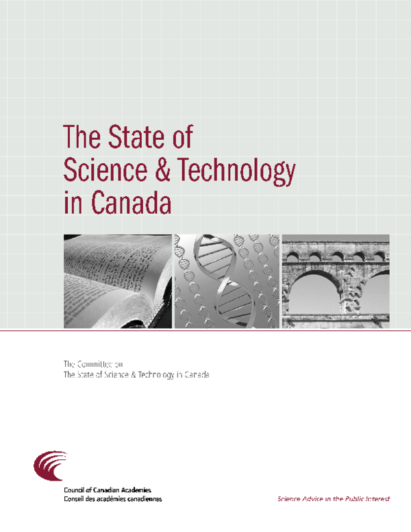 (PDF) (2006) Council of Canadian Academies - The State of Science ...