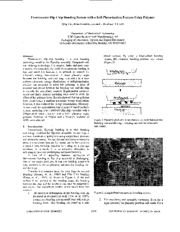 (PDF) Thermosonic flip-chip bonding system with a self-planarization ...