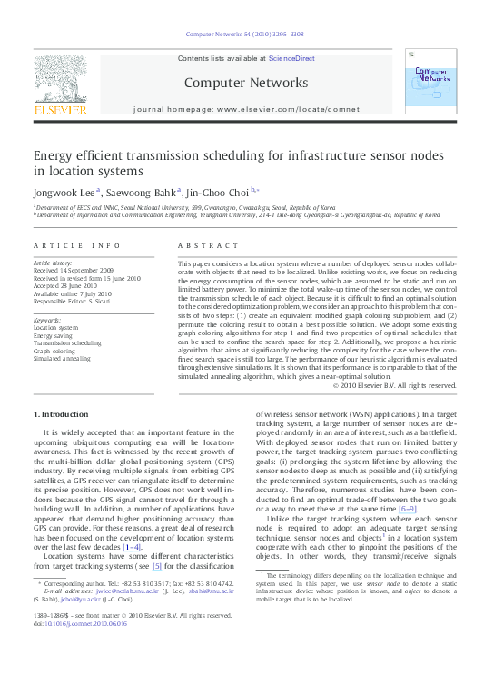(PDF) Energy efficient transmission scheduling for delay constrained wireless networks
