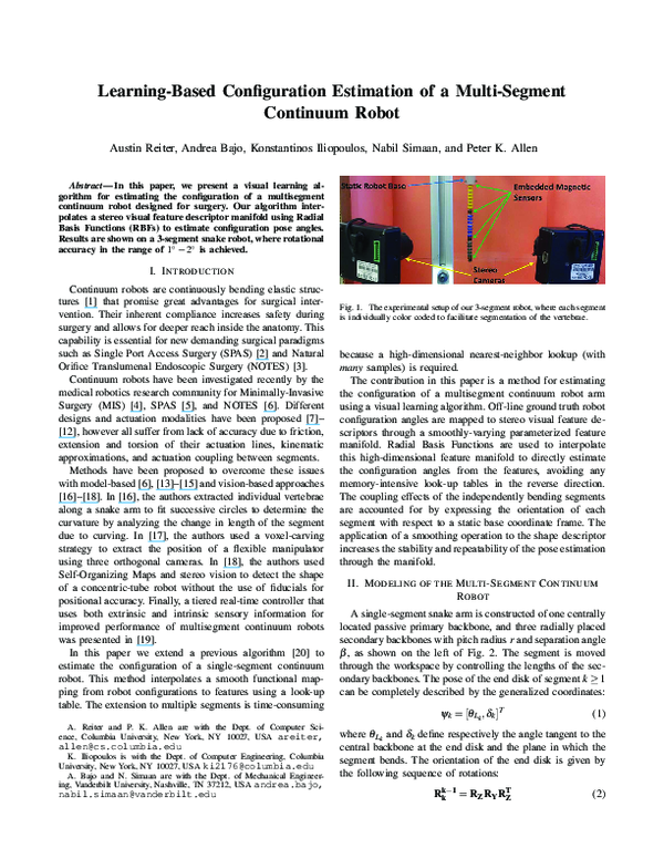 Pdf Learning Based Configuration Estimation Of A Multi Segment Continuum Robot 0997