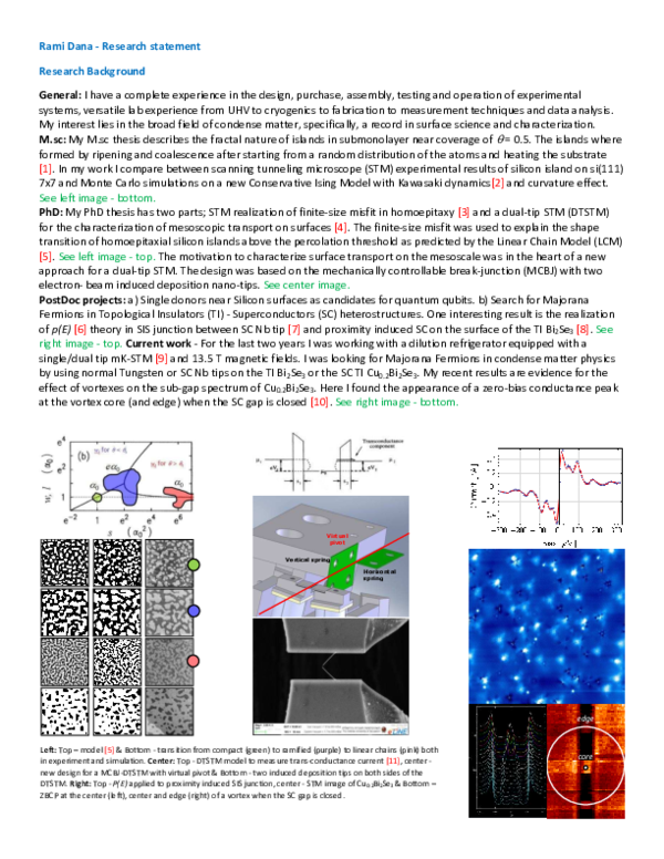 (PDF) Rami Dana -Research statement | rami dana - Academia.edu
