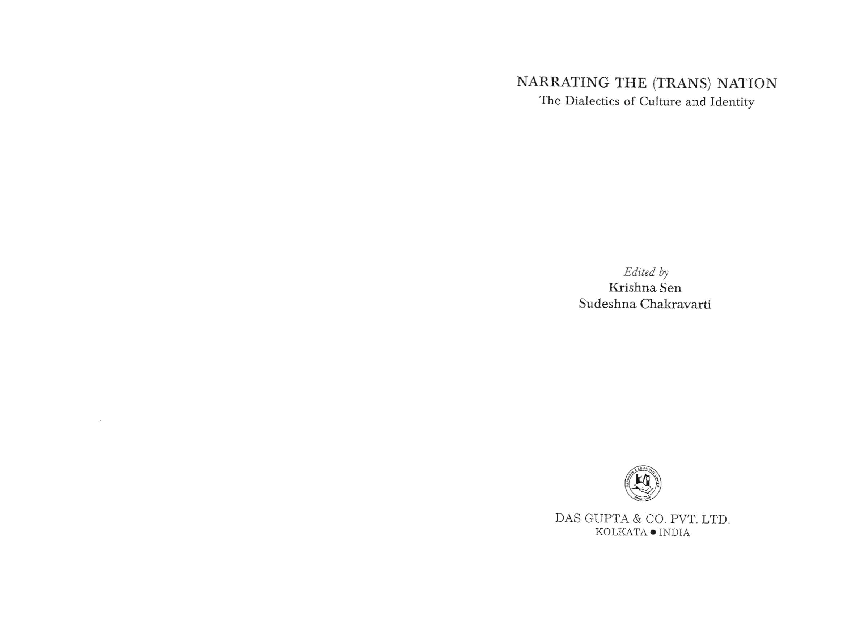 (PDF) "Our National Folklore": William Thoms as Cultural Nationalist