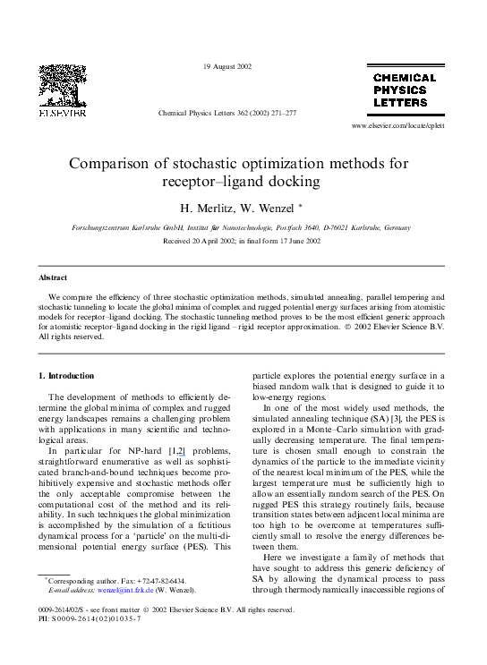 (PDF) Comparison of stochastic optimization methods for design optimization of permanent magnet ...