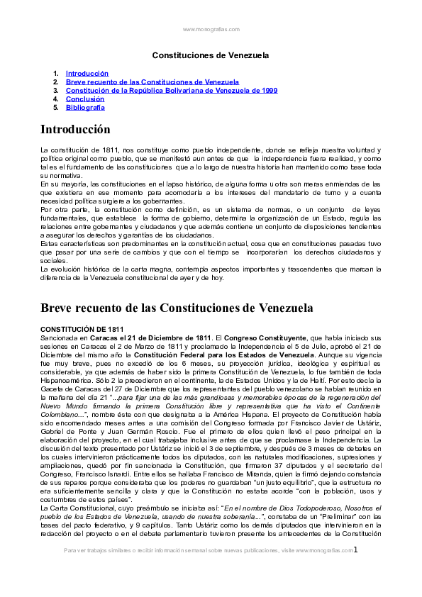 (DOC) Analisis del Preambulo de la Constitucion de la Republica ...