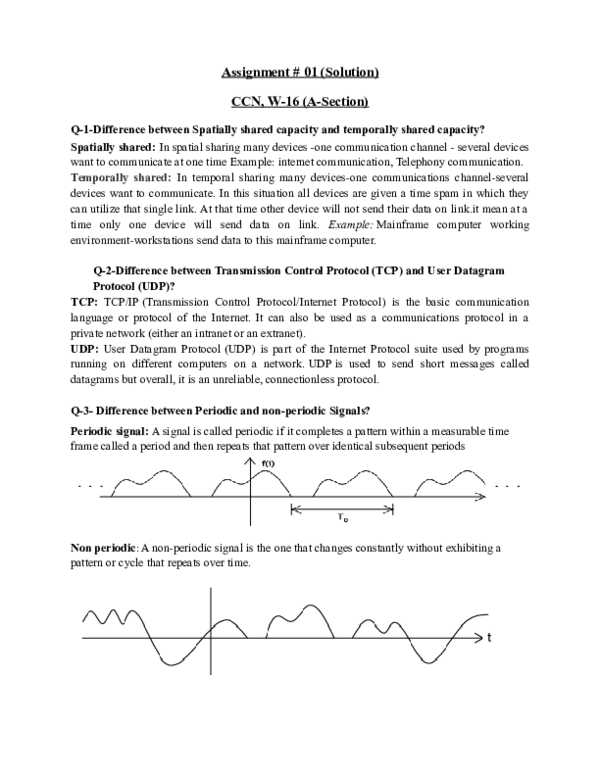(DOC) Assignment 1