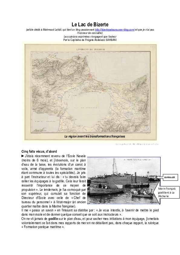 (PDF) Le Lac de Bizerte