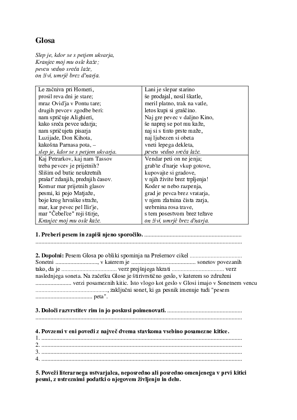 (PDF) Glosa (The Glosa)